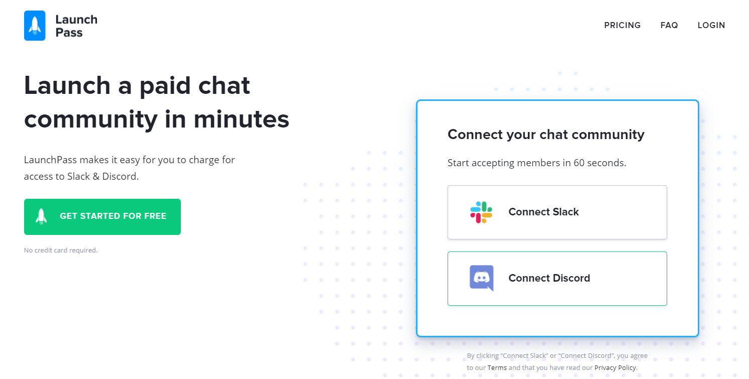 Create a paid Discord community in minutes - LaunchPass