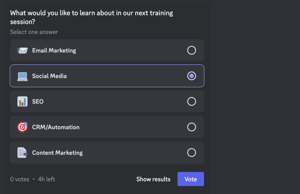 How To Use Discord Polls - LaunchPass