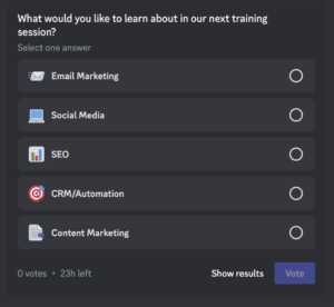 How To Use Discord Polls - LaunchPass
